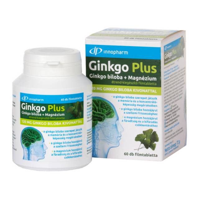 VITAPLUS GINKGO PLUS 120 MG FILMTABLETTA 60 DB - Budapest - Egészség ...