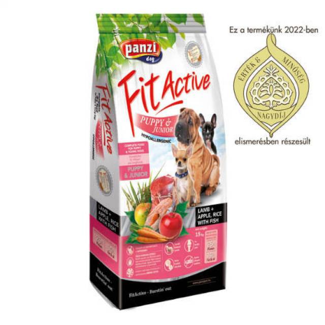 Panzi FitActive Hypoallergenic Puppy Lamb (bárány,rizs,alma) száraztáp ...