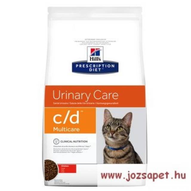 Hill's Prescription Diet Feline CD Multicare macskatáp csirkés, rizses ...