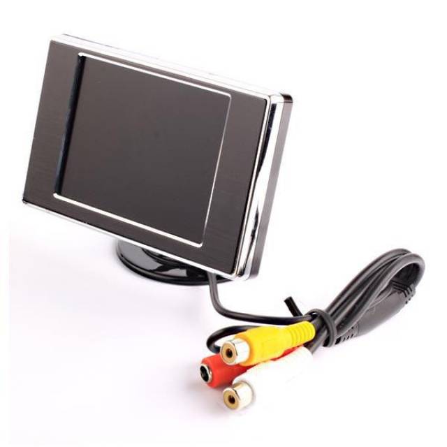 3.5'' TFT LCD mini monitor autóba színes tolatókamera monitor ...