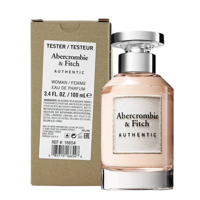Abercrombie & Fitch Authentic, 100ml, Eau de Parfum - Teszter ...