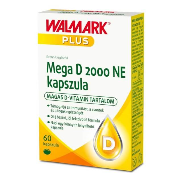 Walmark Mega D 2000 NE kapszula 60 db - Stada - Eger - Egészség, Szépség