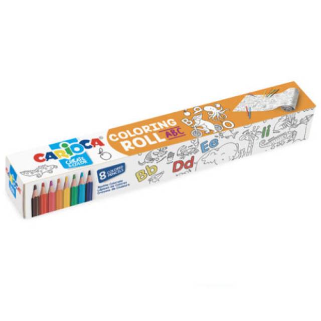 Carioca - ABC színező henger 8db ceruzával (42979) - Leányfalu - Játék ...