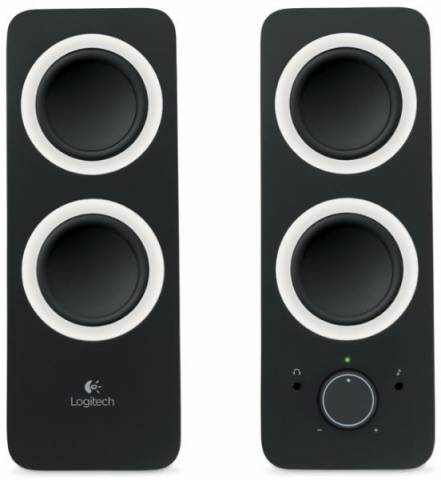 Logitech Z200 2.0 aktív hangfal, Extra funkciók: Bekapcsoló gomb ...