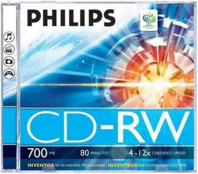 Philips CD-RW lemez, 80 12x vastag tok - Kapuvár - Számítástechnika ...