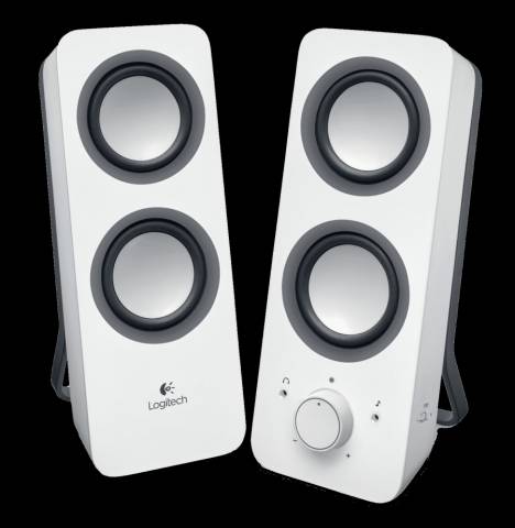 Logitech Z200 2.0 aktív hangfal, Extra funkciók: Bekapcsoló gomb ...