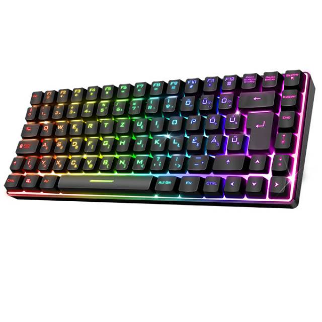 Spirit of Gamer Billentyűzet Vezeték nélküli - ELITE K70 (TKL, 85 gomb ...