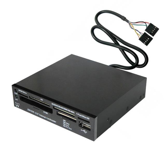 Ewent 3.5 inch Internal Card reader for your PC with USB port ...
