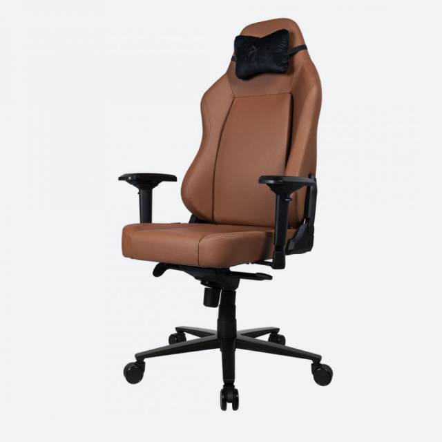 Arozzi Primo Full Premium Leather Gaming Chair Brown - Budapest ...