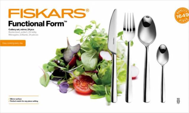 Fiskars Functional Form Evőeszköz készlet, 24db-os, fényes - FISKARS ...