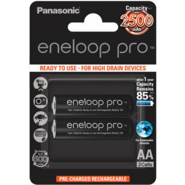 Panasonic Eneloop Pro BK-3HCDE-4BE 2500mAh AA 1, 2V akkumulátor 2 db ...