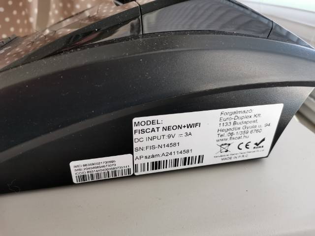 Alig használt Fiscat új generációs Neon+/Ipalm/Super FP pénztárgép ...