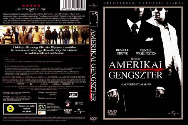 AMERIKAI GENGSZTER (2007) 2DVD - Ridley Scott, Denzel Washington ...