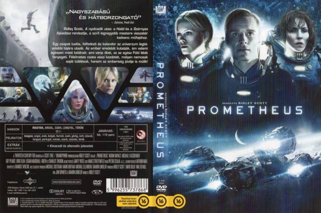 PROMETHEUS (2012) DVD - Ridley Scott, Michael Fassbender, Charlize ...