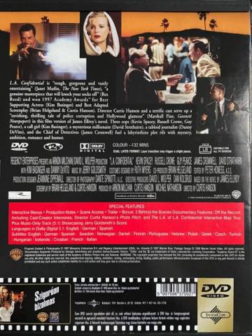 L.A. CONFIDENTIAL (SPECIAL EDITION) - SZIGORÚAN BIZALMAS (1997) DVD ...