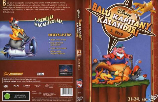 BALU KAPITÁNY KALANDJAI MÁSODIK ÉVAD 21-24. RÉSZ (1991) DVD - DISNEY ...