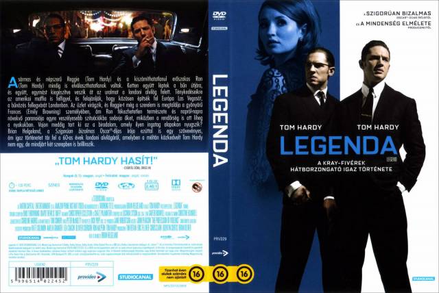 LEGENDA (2015) DVD - Tom Hardy, Taron Egerton, Emily Browning ...