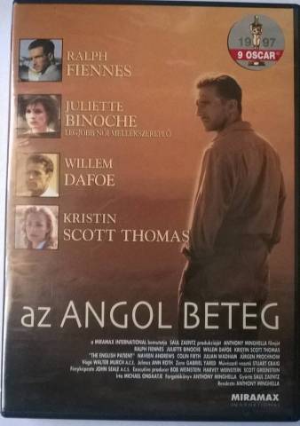 AZ ANGOL BETEG (1996) DVD - Ralph Fiennes, Willem Dafoe, Kristin Scott ...