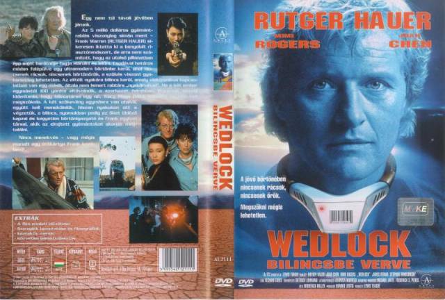 WEDLOCK - BILINCSBE VERVE (1991) DVD - Rutger Hauer, Mimi Rogers ...