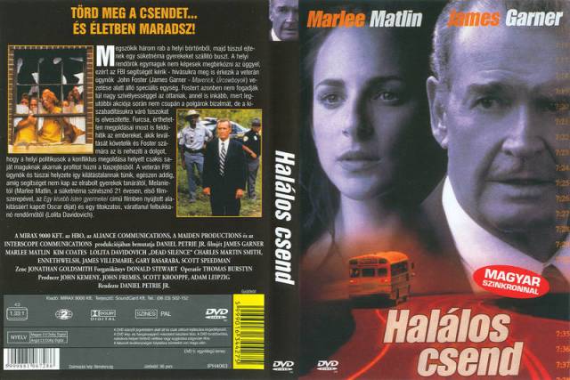 HALÁLOS CSEND (1997) DVD - James Garner, Kim Coates - Budapest XIII ...