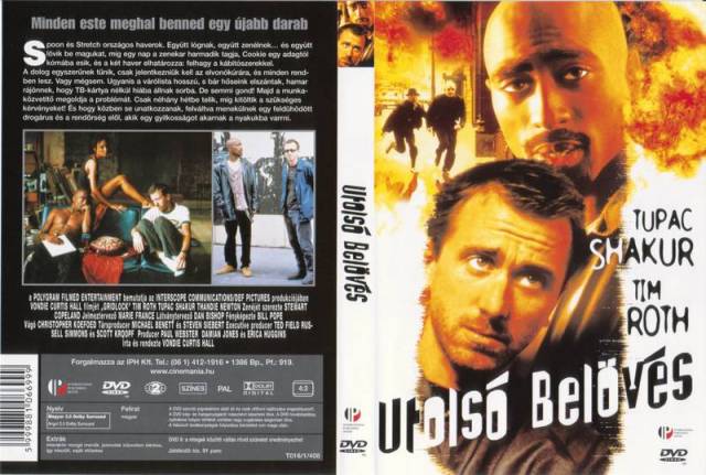 UTOLSÓ BELÖVÉS (1997) DVD - Tim Roth, Tupac Shakur - Budapest XIII ...