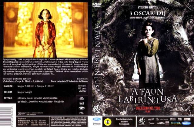 A FAUN LABIRINTUSA (2006) DVD - Guillermo Del Toro - Budapest XIII ...