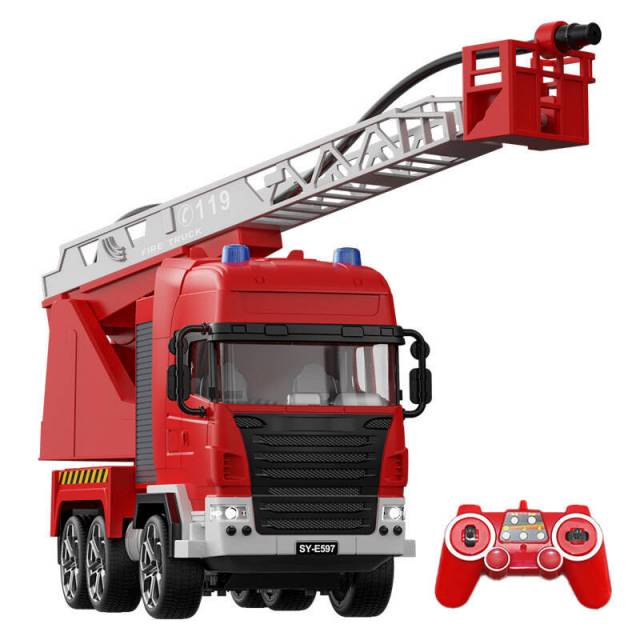 Remote control RC fire truck 1:20 Double Eagle (red) E597-003 - Hernád ...