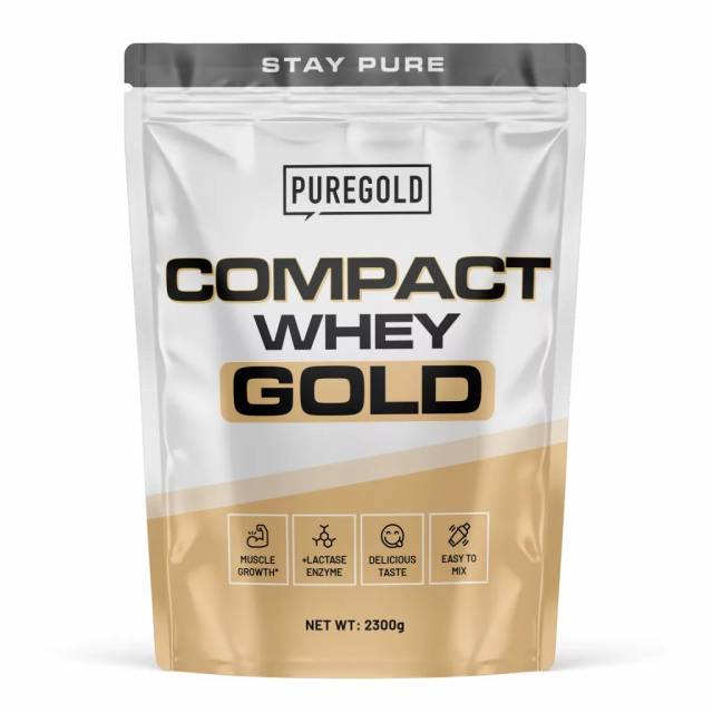 PureGold Compact Whey Gold fehérjepor 2300g - Passion Fruit Yoghurt ...